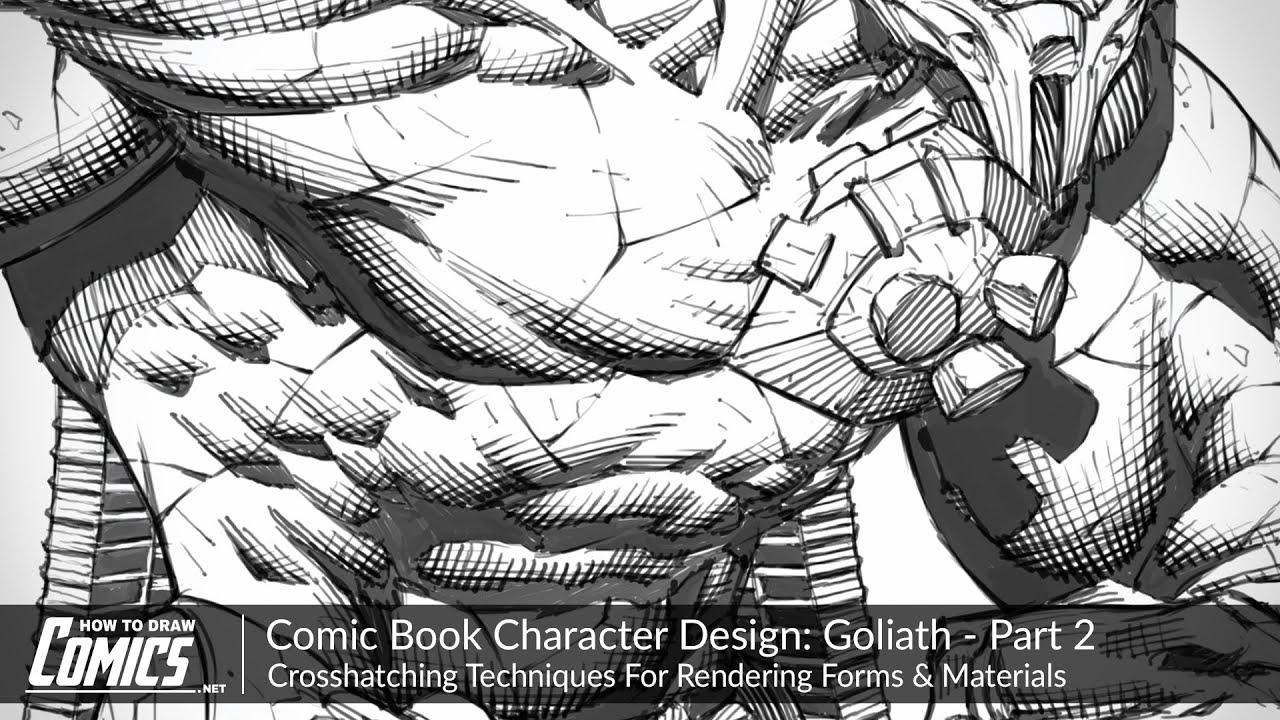 Comic Book Character Design: Goliath - Part 2 | Crosshatching ...