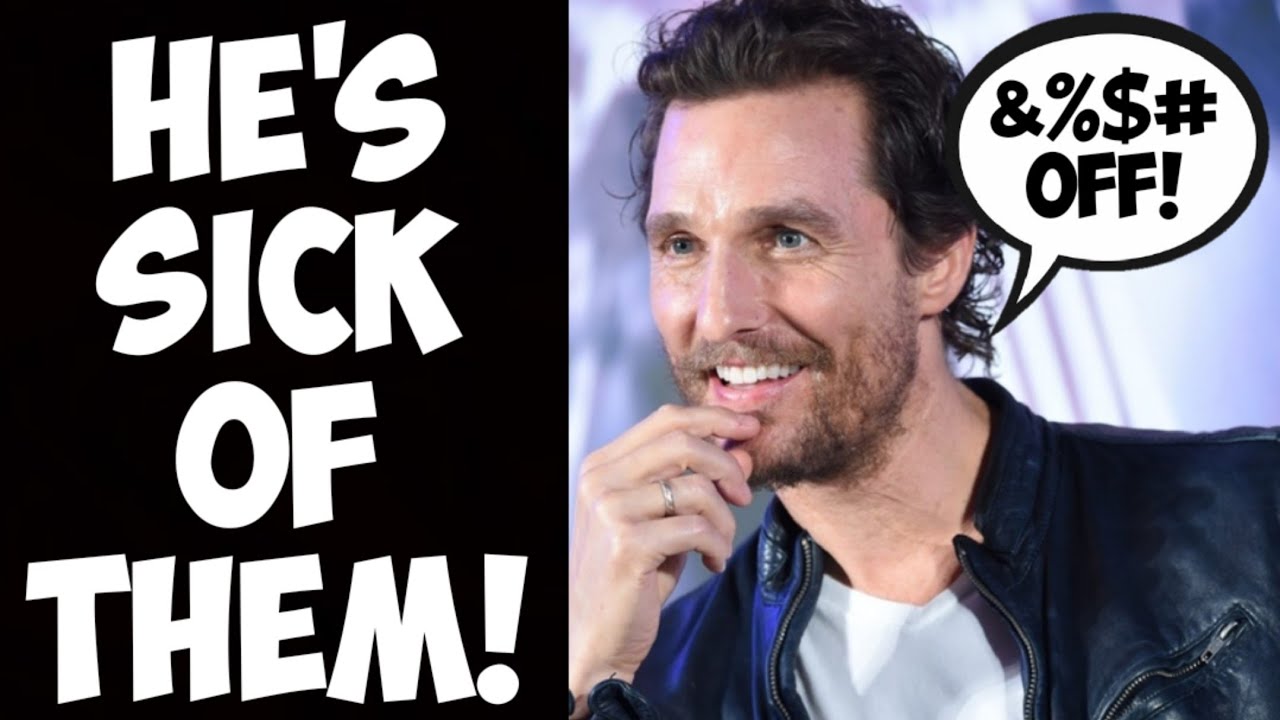 Matthew McConaughey is DONE! Calls out NPC media over coof news ...