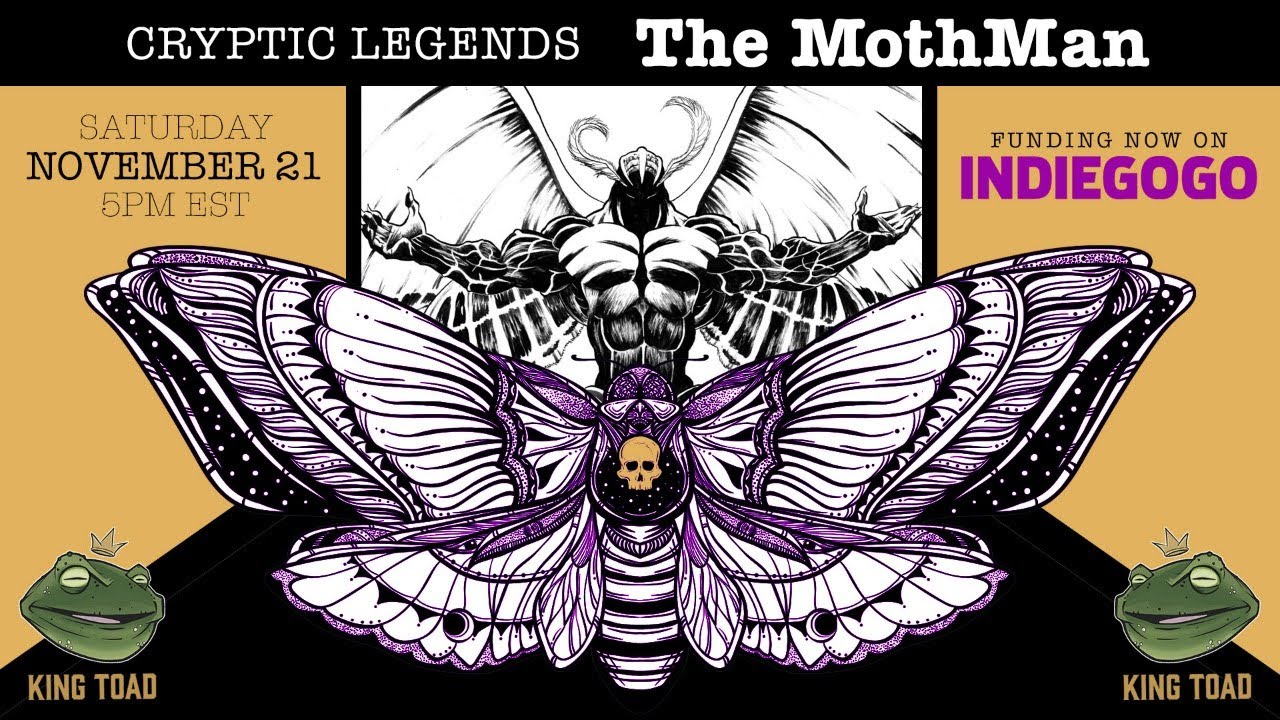 Creating ComicsGate LIVE! featuring The Mothman with Shane Mess of King Toad Comics - Comicsgate.org