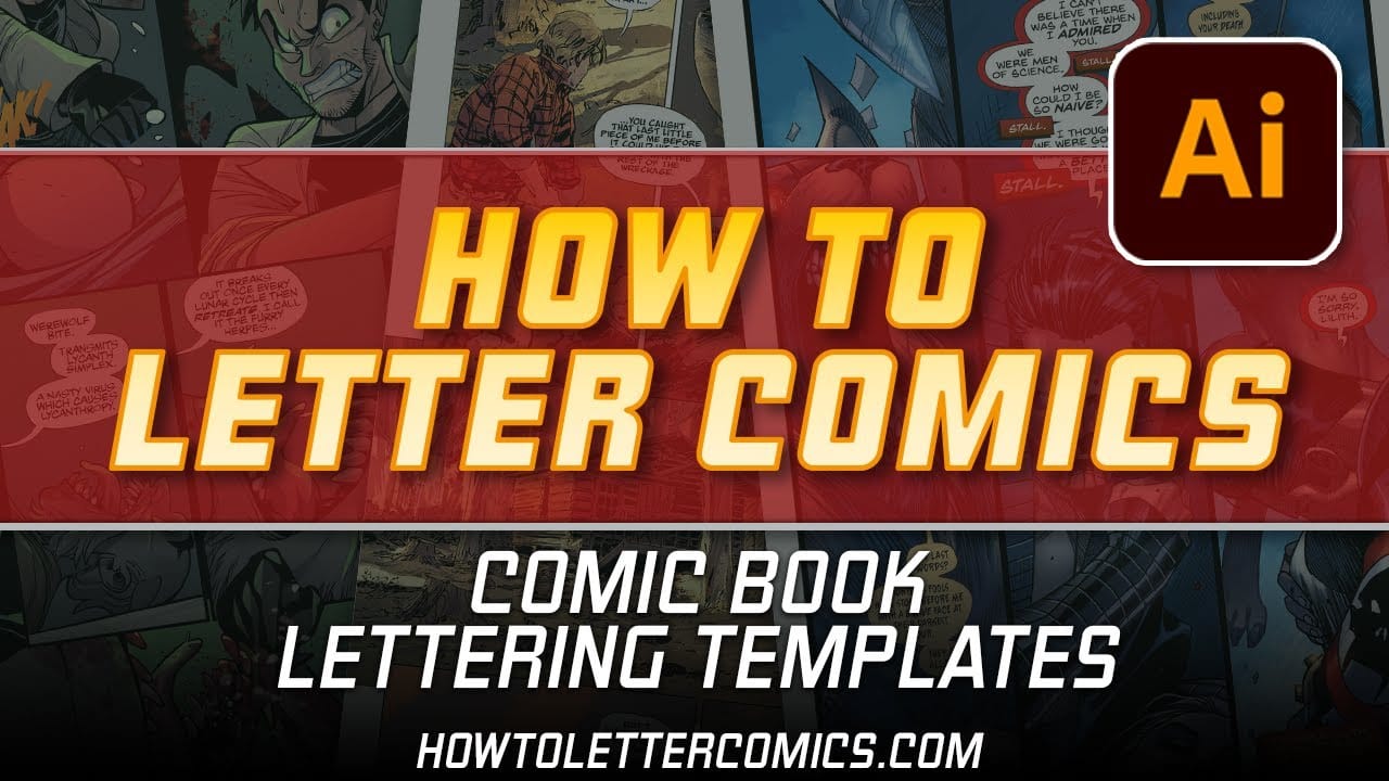 How To Letter Comics - Comic Lettering Templates - Comicsgate.org