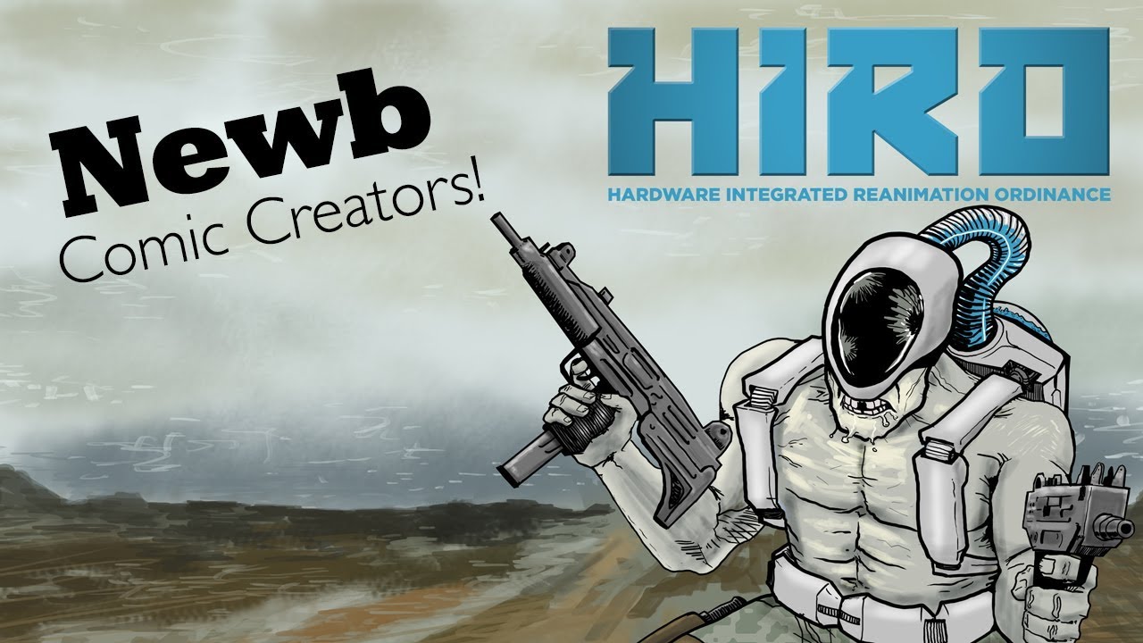 Talking HIRO - First time comic book creators. Watch the newbs make a ...
