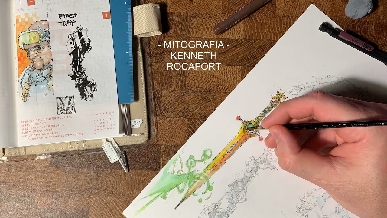 Mitografia - Kenneth Rocafort - Sketch 001 - Comicsgate.org