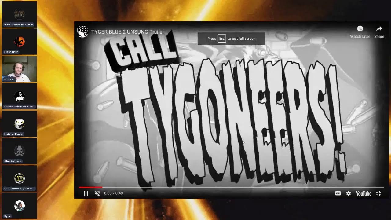 Fin-Dun-Messed-Up Continuation Stream of Tyger Blue Launch Party - Comicsgate.org