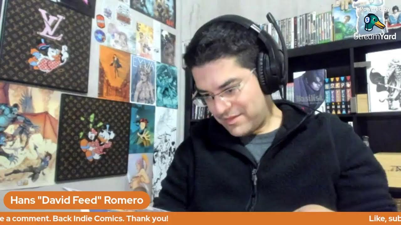 Random live stream with @genuinecomics and @HansAngel9 - Comicsgate.org