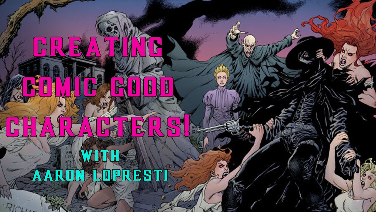 Creating Comic Characters - Aaron Lopresti's Wraith of God - Comicsgate.org