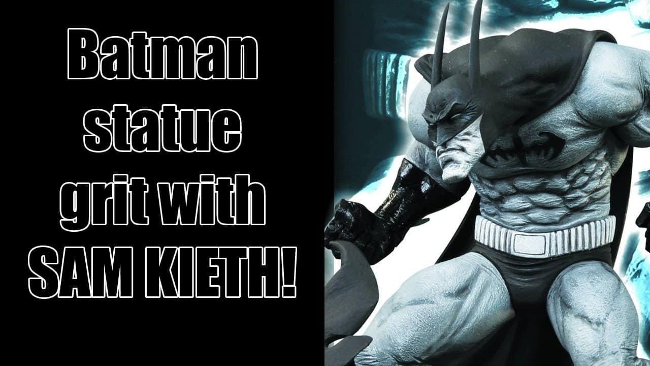 Batman statue grit with SAM KIETH! - Comicsgate.org