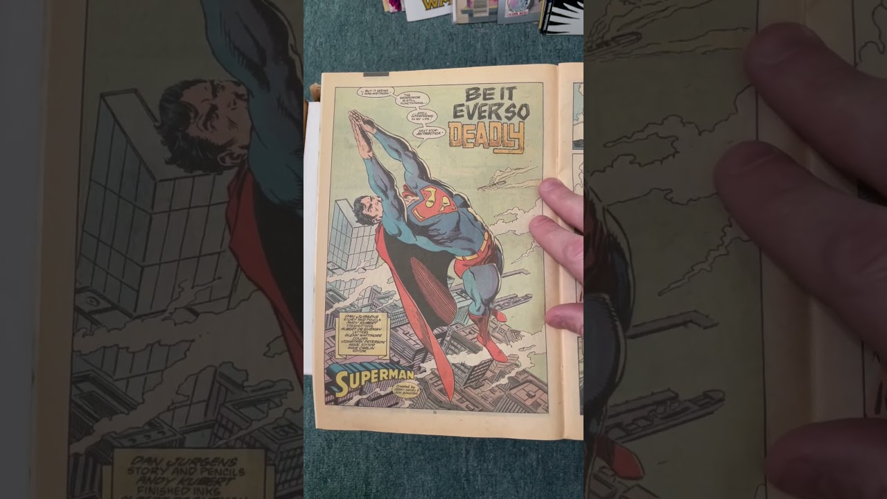 Dan Jurgens pencil breakdowns and Andy Kubert finished inks! What a ...