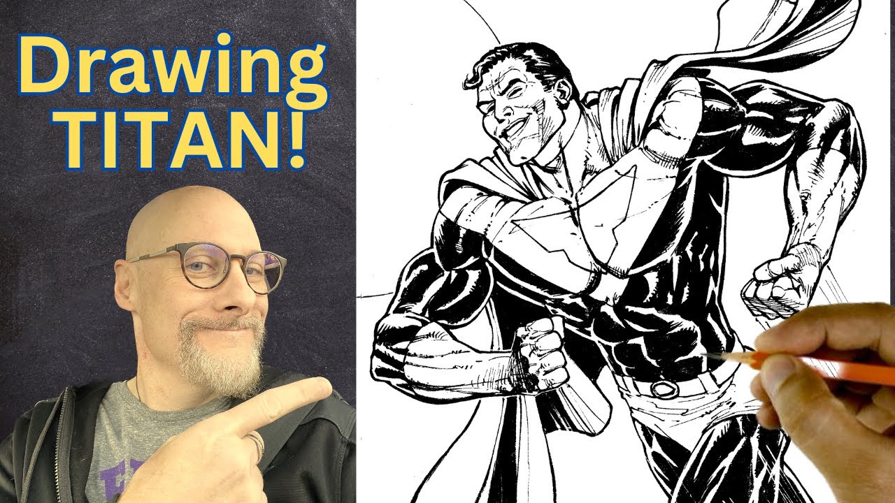Drawing TITAN created by Clint Hilinski! - Comicsgate.org