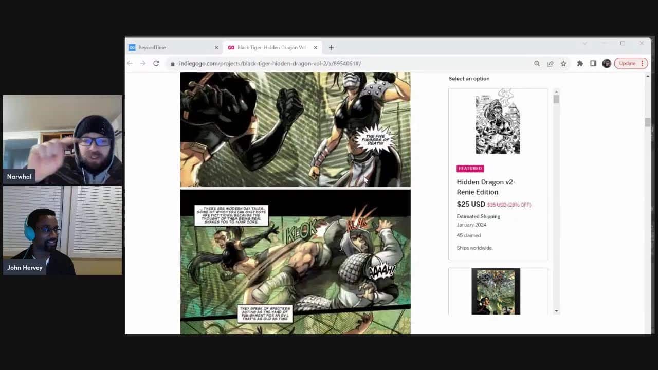 A Little NOODGE for John from Beyond with BLACK TIGER - Comicsgate.org