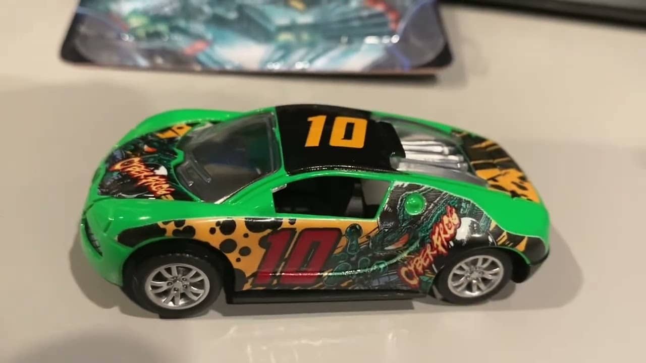 Reviewing the first die cast CYBERFROG car sample - Comicsgate.org