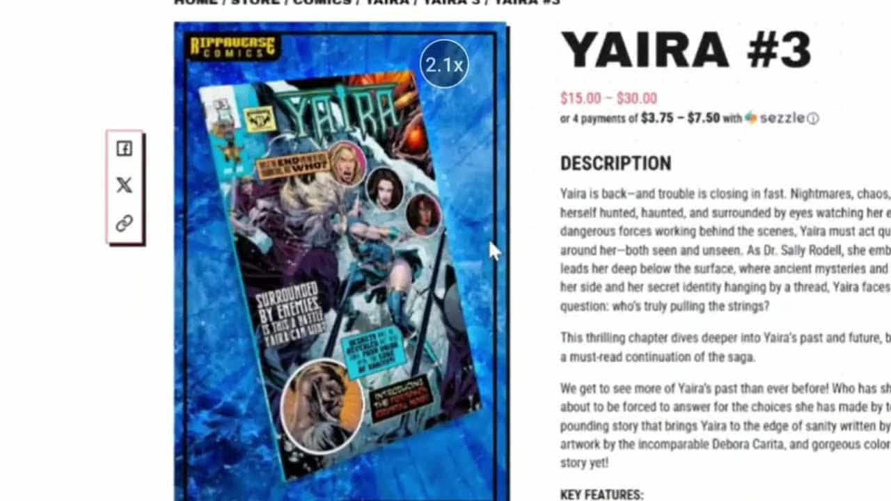 ComicsGate Kangz Fix the Rippaverse Yaira #3 Cover - Comicsgate.org