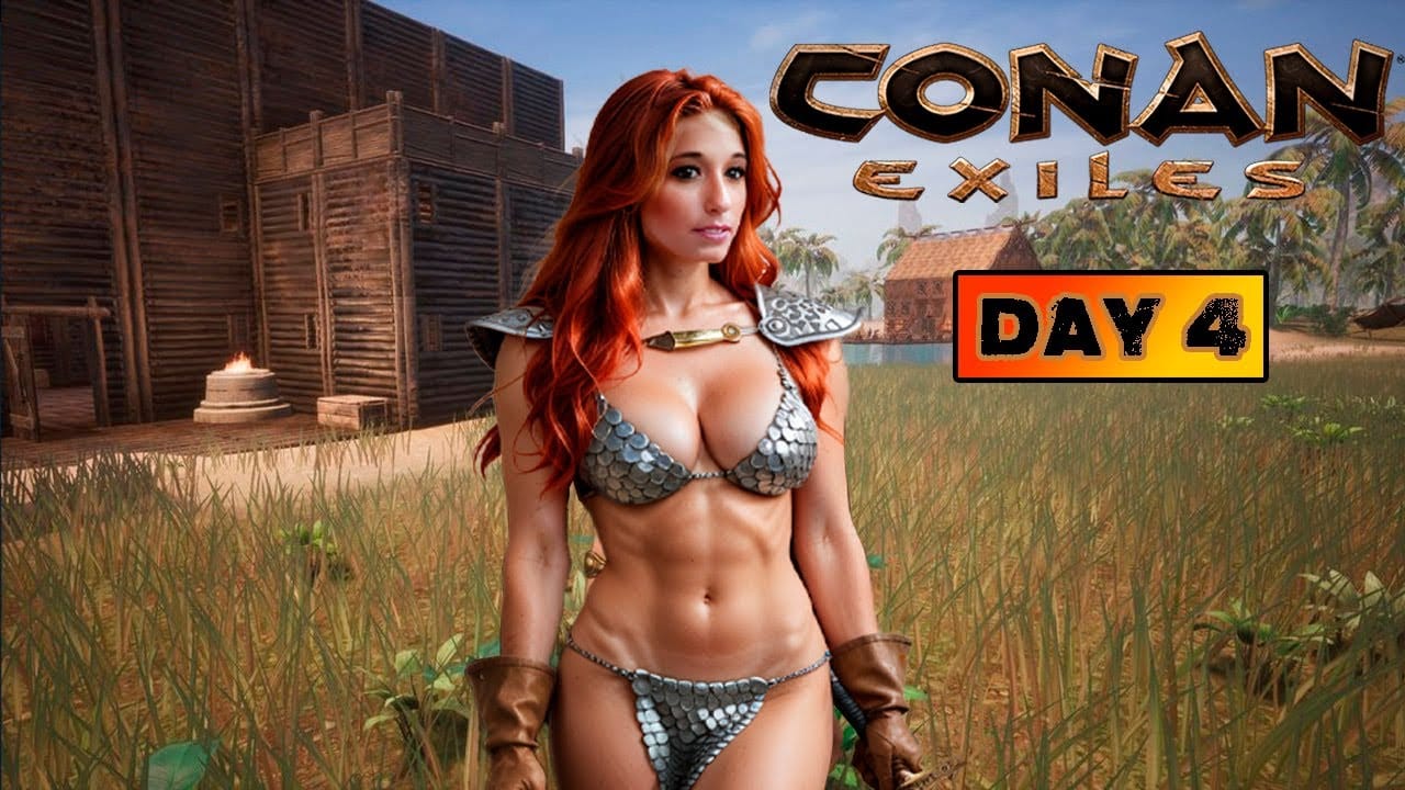 CONAN EXILES - DAY 4 - DROPS ENABLED! MARCH 2025 PATCH UPDATE! JOURNEY INTO THE UNKNOWN ...
