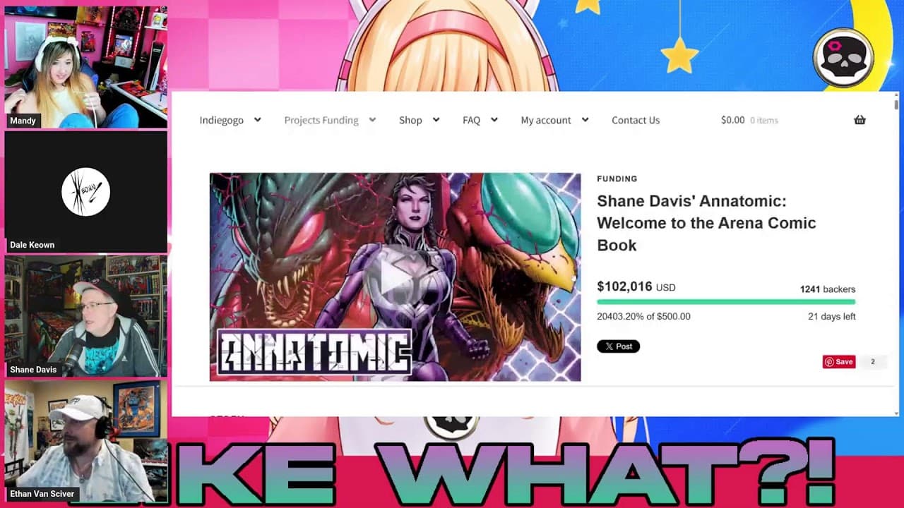 LATE NIGHT AFTER QUEENS STREAM! QUANGZ? - Comicsgate.org