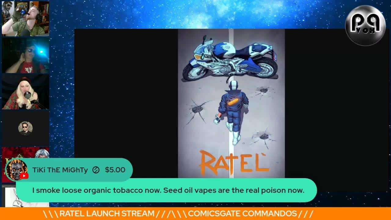 COMICSGATE COMMANDOS SPECIAL!-RATEL LAUNCH STREAM - Comicsgate.org