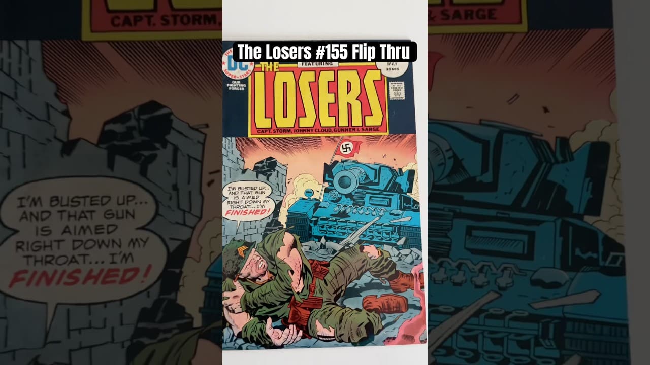 Our Fighting Forces ft THE LOSERS 155 Flip Thru by the GOAT #JackKirby ...