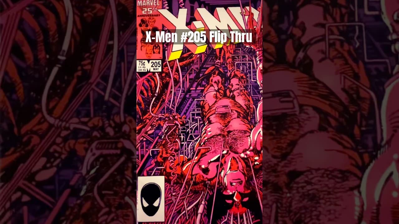 X-Men 205 comic Flip Thru. Wolverine vs Lady Deathstrike by Barry ...