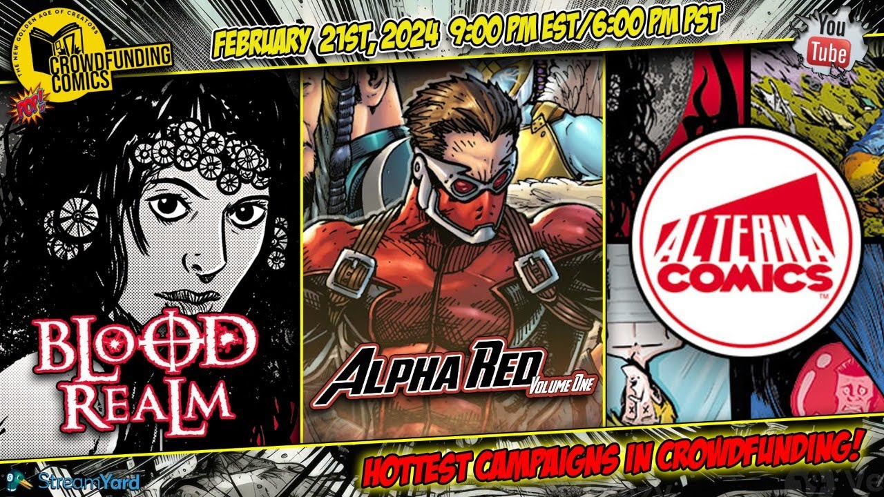 CROWDFUNDING COMICS - Alpha Red Volume One - BLOOD REALM - Alterna ...